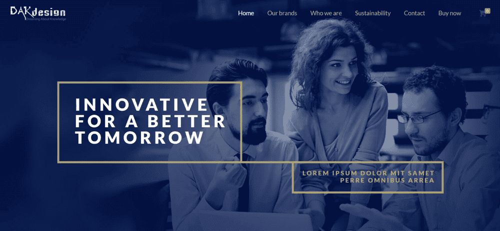 Mẫu website nước ngoài Holding - DAKdesign - Thiết kế web DakLak